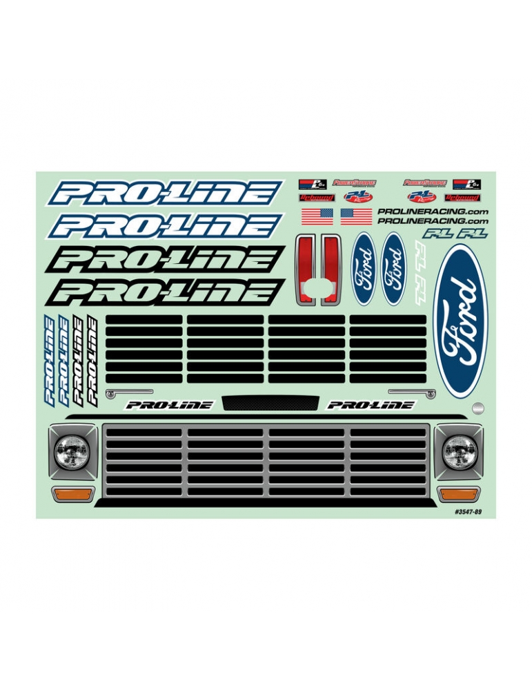 Pro-Line Body 1/7 1967 Ford F-100 Truck (Clear)UDR | cyborgshop.lt