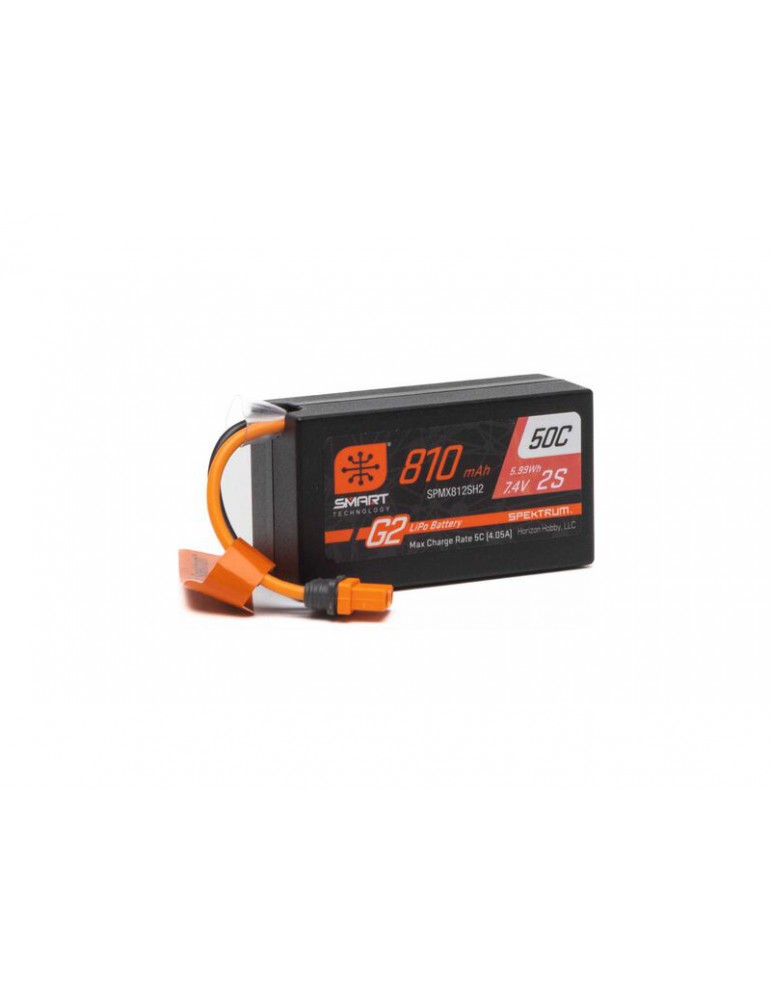 Spektrum Smart G2 LiPo 7.4V 810mAh 50C IC2
