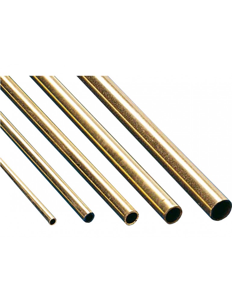 Brass pipe 4 x 3.1 mm | cyborgshop.lt