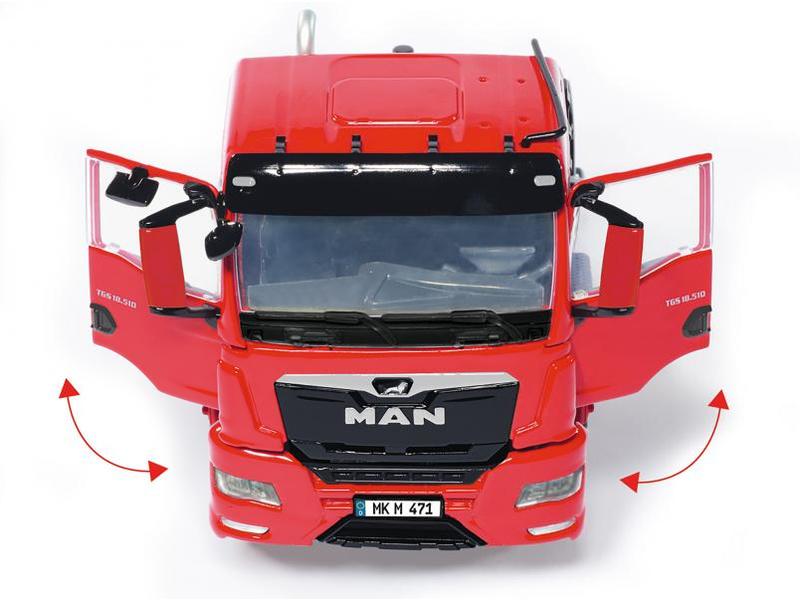 Wiking MAN TGS 2 1:32 red | cyborgshop.lt