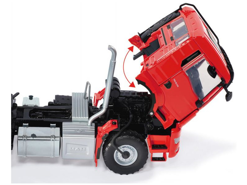 Wiking MAN TGS 2 1:32 red | cyborgshop.lt