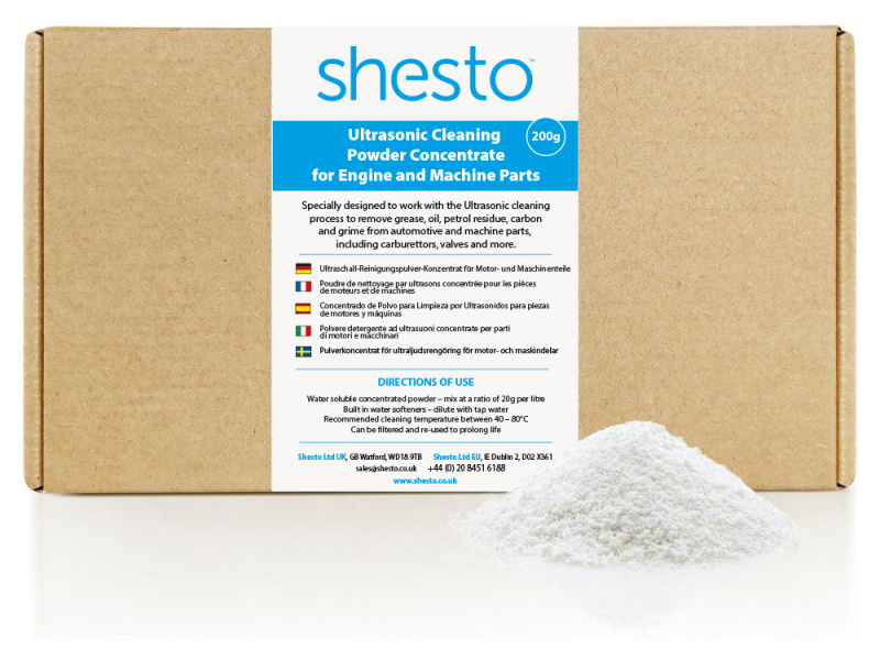Shesto Ultrasonic Cleaning Powder for Engines 200g