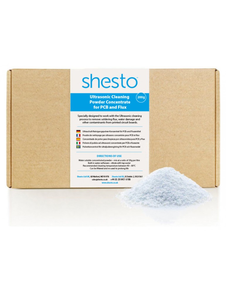 Shesto Ultrasonic Cleaning Powder for PCB 200g