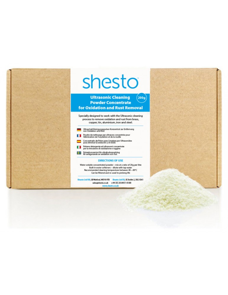 Shesto Ultrasonic Cleaning Powder for Oxidation 200g