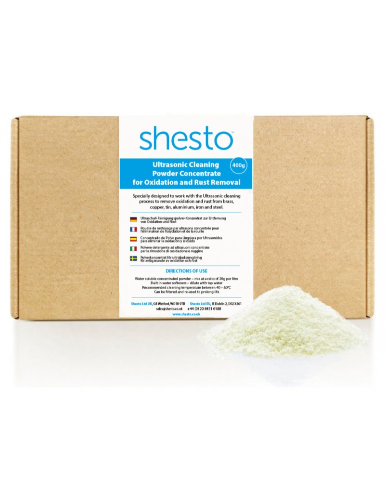 Shesto Ultrasonic Cleaning Powder for Oxidation 400g