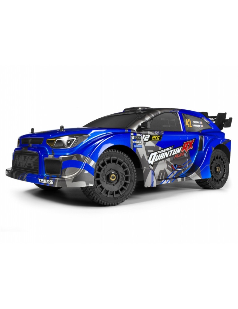QuantumRX Flux 4S 1/8 4WD Rally Car - Blue | cyborgshop.lt