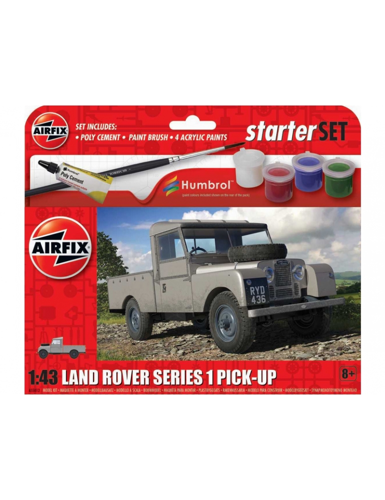 Airfix Land Rover Series 1 (1:43) (rinkinys) | cyborgshop.lt