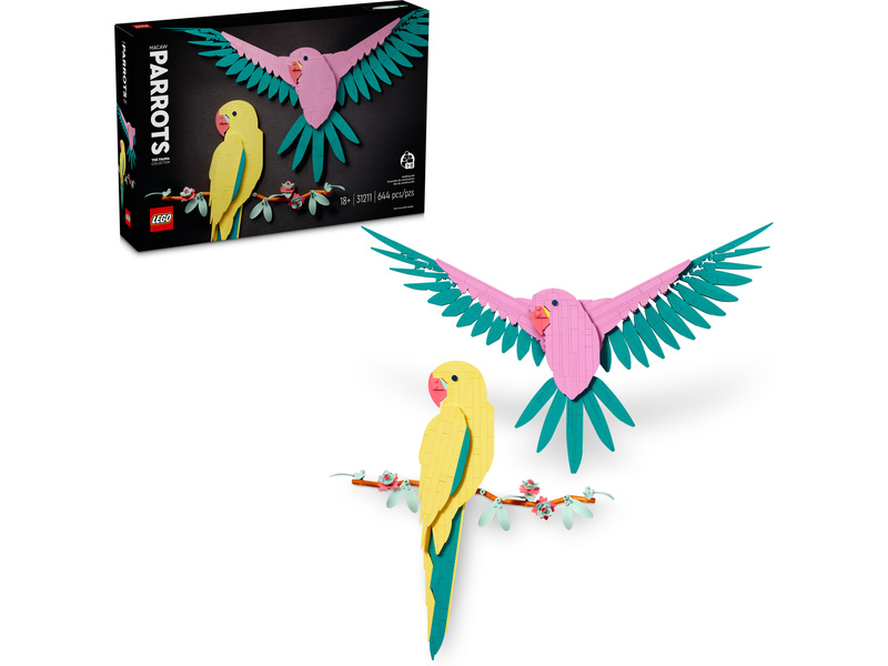 LEGO Art - The Fauna Collection Macaw Parrots