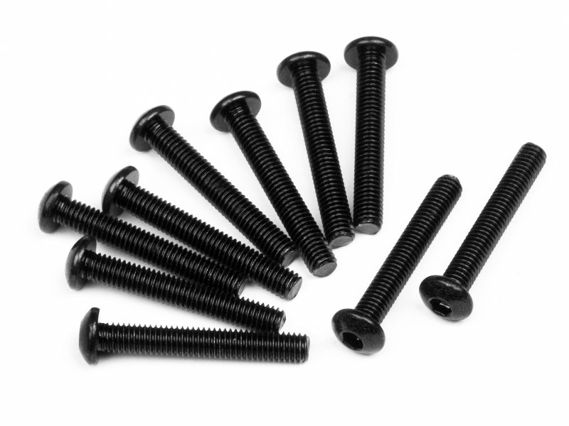 Z357 - Varžtai su mygtukine galvute M3x20mm HEX | cyborgshop.lt