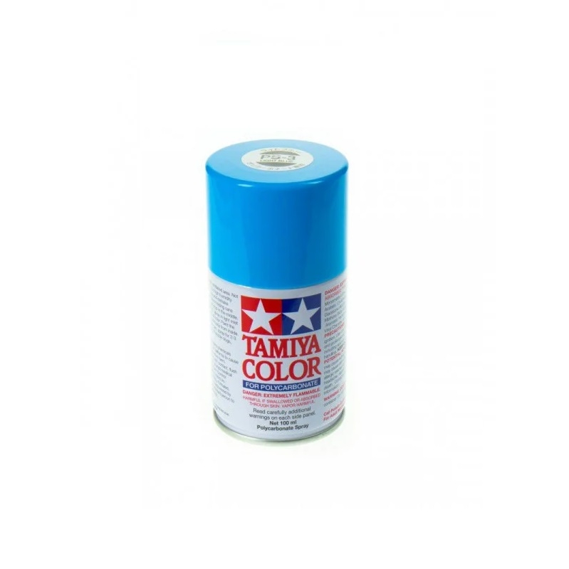 Tamiya Lexan purškiami dažai - Light blue, PS-3 | cyborgshop.lt