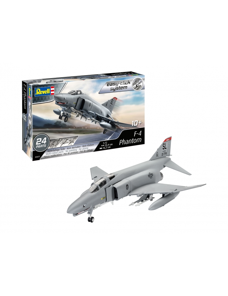 Revell McDonnell F-4E Phantom II (easy-click), 1/72 | cyborgshop.lt