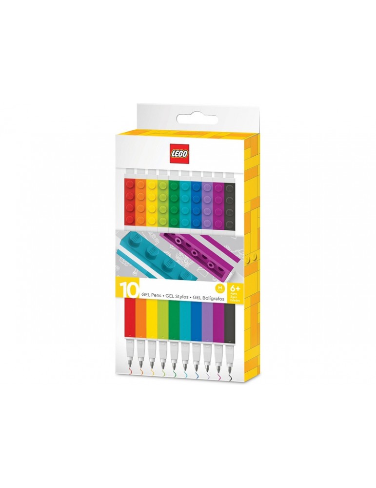 LEGO Gel Pens, mix of colors 10 pcs