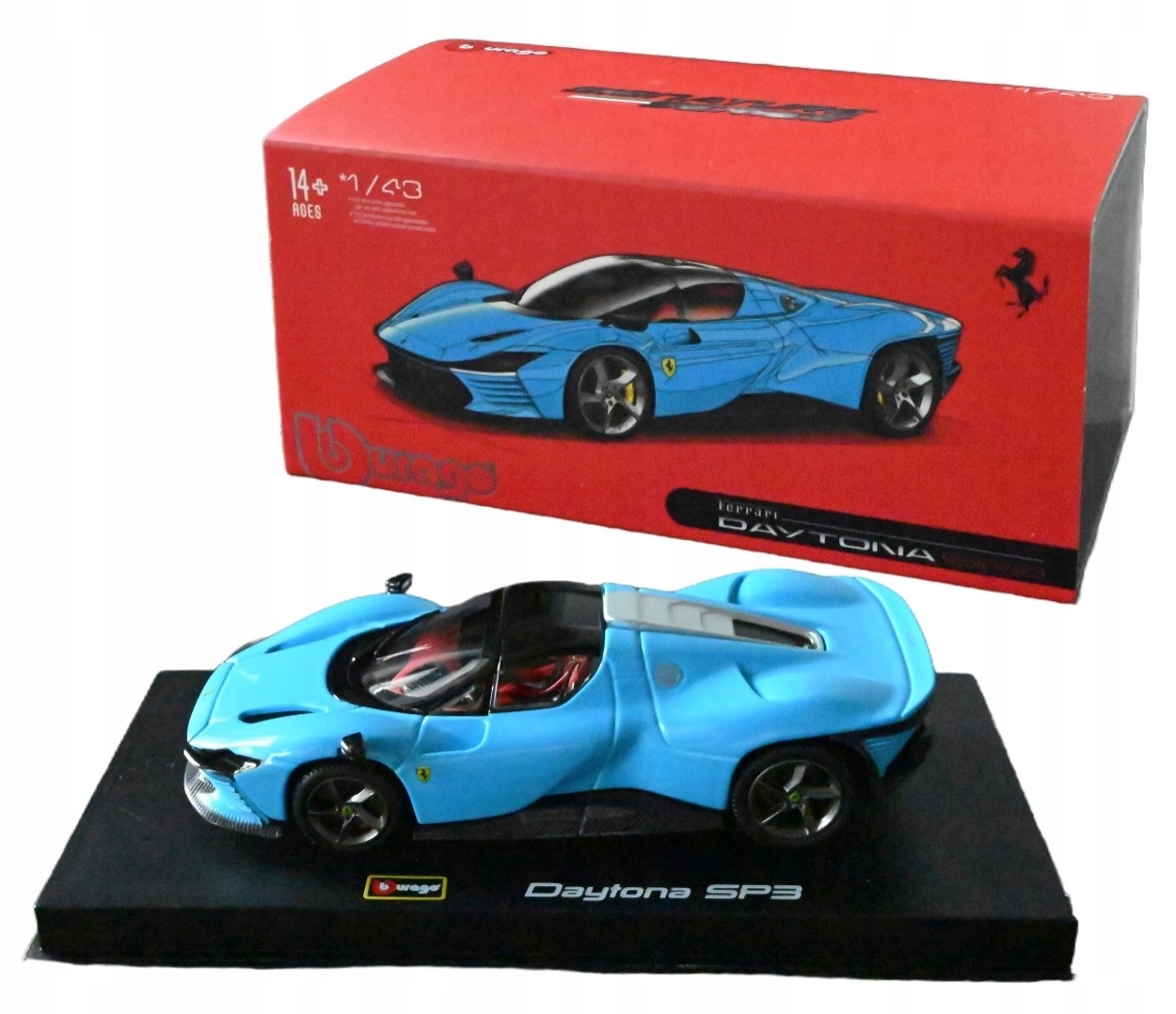 Bburago Signature Ferrari Daytona SP3 1:43 blue