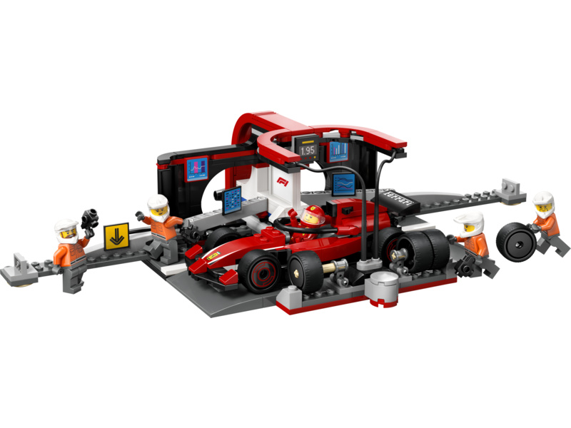 LEGO City - F1 Pit Stop & Pit Crew with Ferrari Car