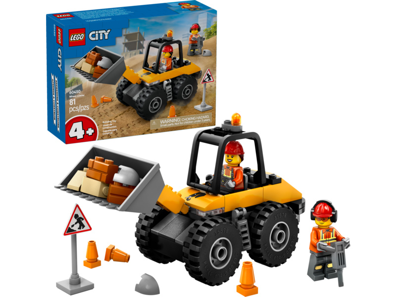 LEGO City - Yellow Construction Wheel Loader