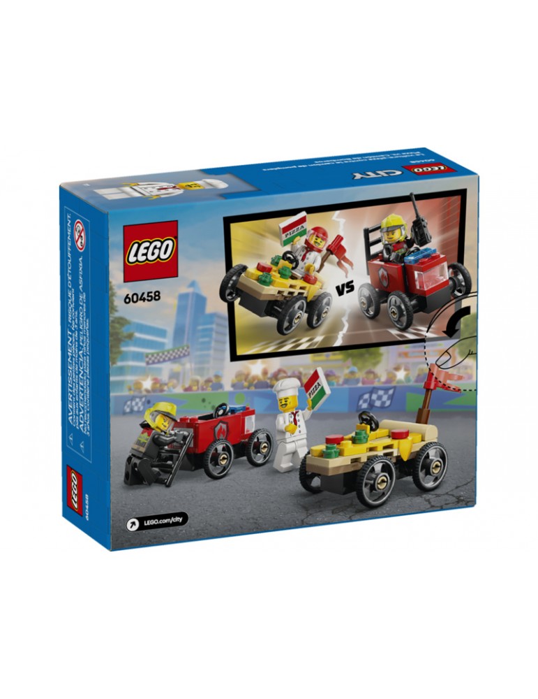 LEGO City - Pizza vs. Fire Truck Race Car Pack