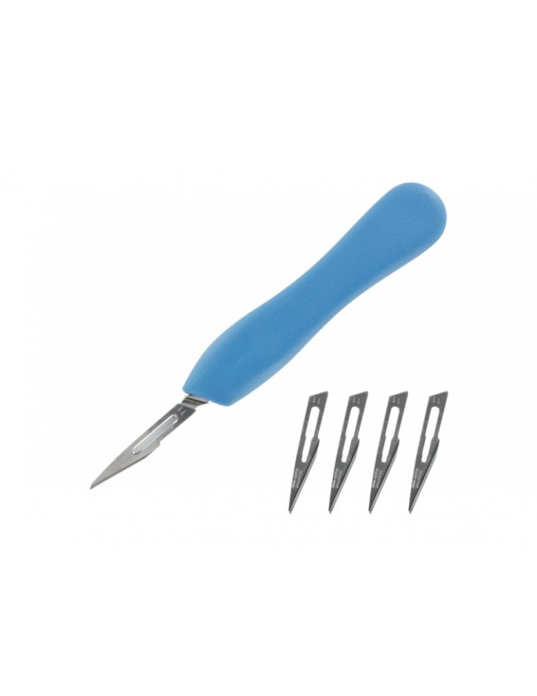 Modelcraft Plastic Scalpel Handle 3, Blades 11 (5pcs)