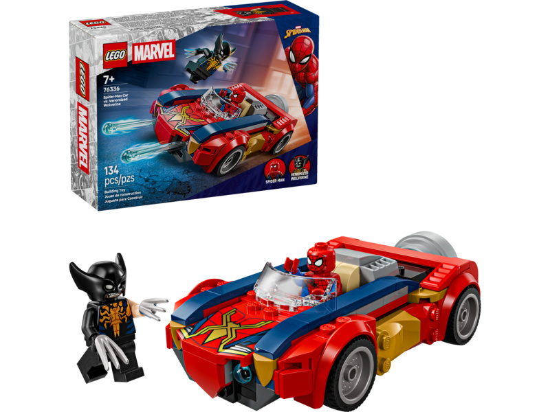LEGO Marvel - Spider-Man Car vs. Venomized Wolverine