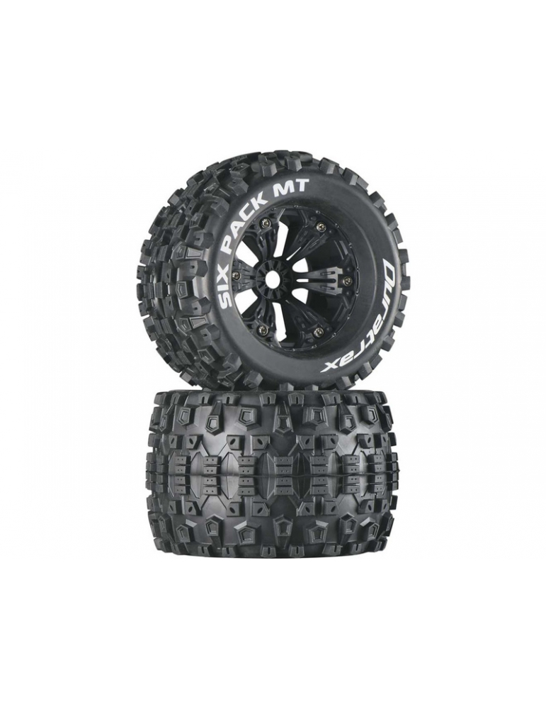Duratrax Wheels 3.8" H17x34mm Six Pack MT C1 (2)