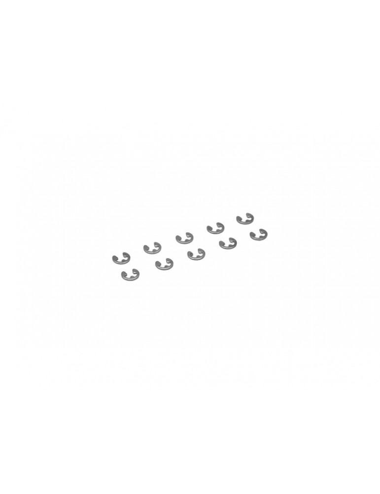 E-Clips 1,9mm Spring Steel (10) | cyborgshop.lt