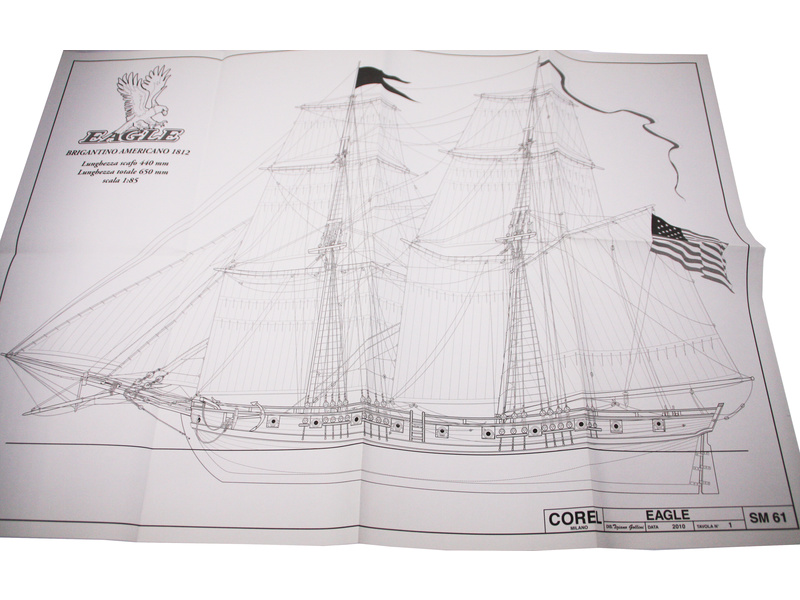 COREL Eagle Brig 1812 1:85 kit