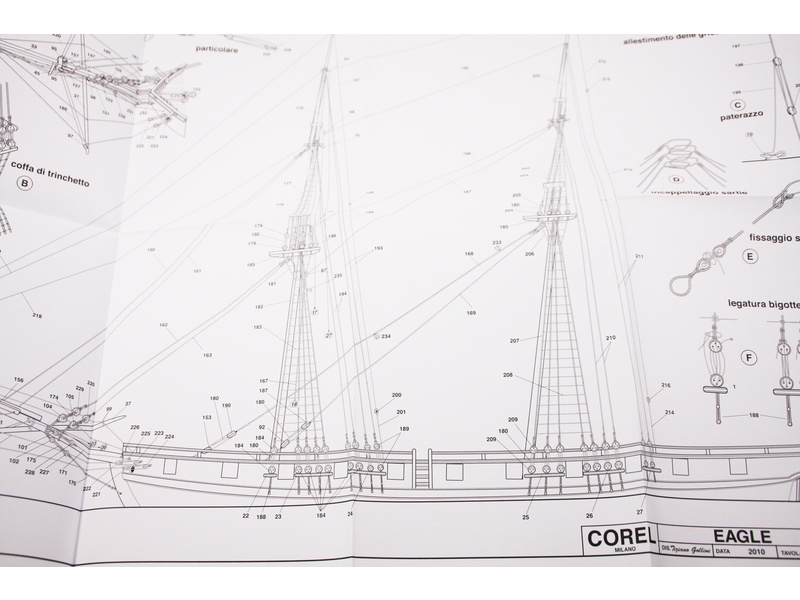 COREL Eagle Brig 1812 1:85 kit