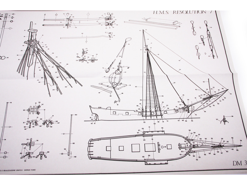 COREL H.M.S. Resolution 1700 1:50 kit