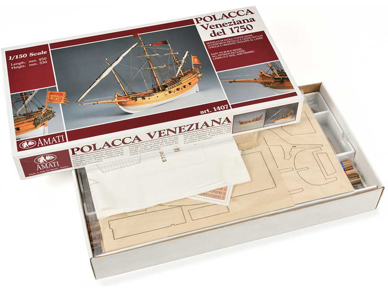 AMATI Polacca Venetian ship 1750 set