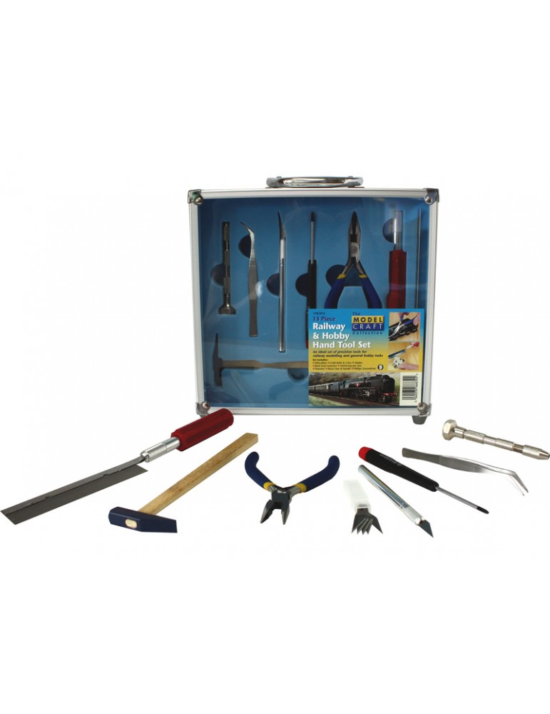 Modelcraft 13 Pce Railway & Hobby Hand Tool Set