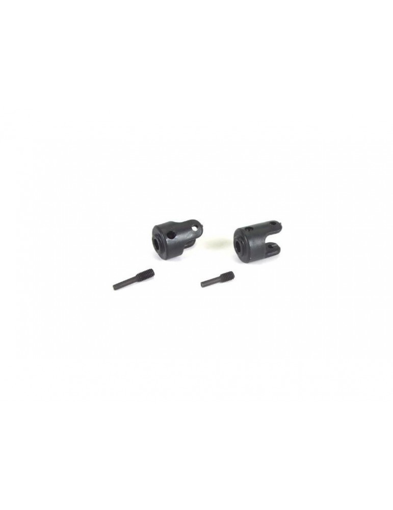 Traxxas Transmission output yokes (heavy duty) (2)/ set screw yoke pin