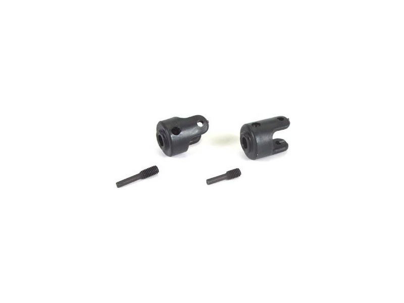 Traxxas Transmission output yokes (heavy duty) (2)/ set screw yoke pin