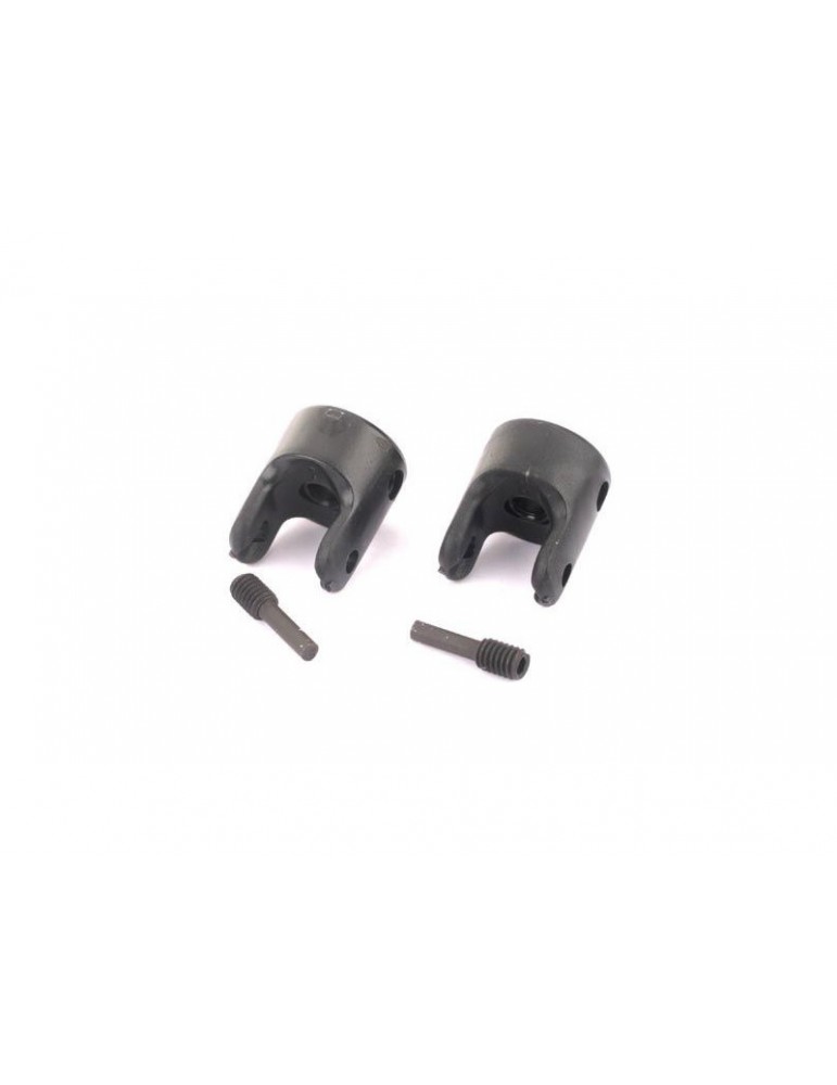 Traxxas Differential output yokes (heavy duty) (2)/ set screw yoke pin