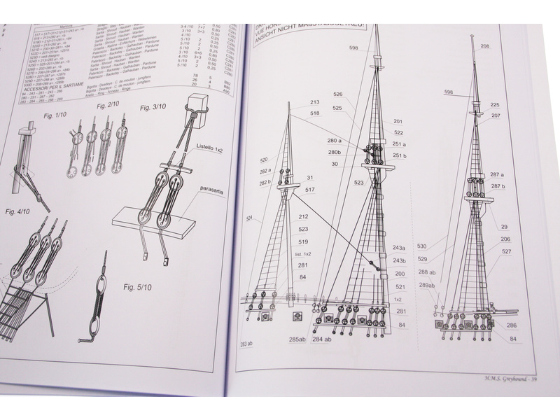 COREL H.M.S. Greyhound frigate 1720 1: 100 kit