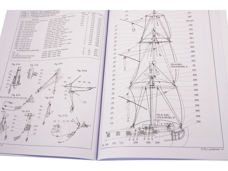 COREL H.M.S. Greyhound frigate 1720 1: 100 kit