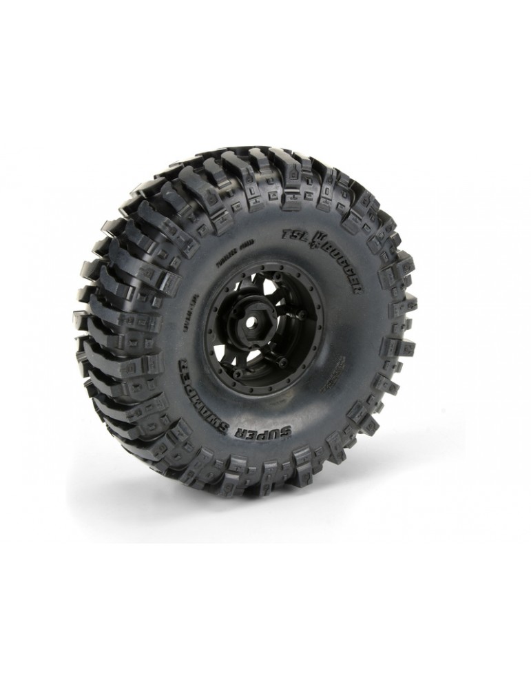 Pro-Line Wheels 1.9", Interco Bogger G8 Tires, Impulse H12 Black Wheel