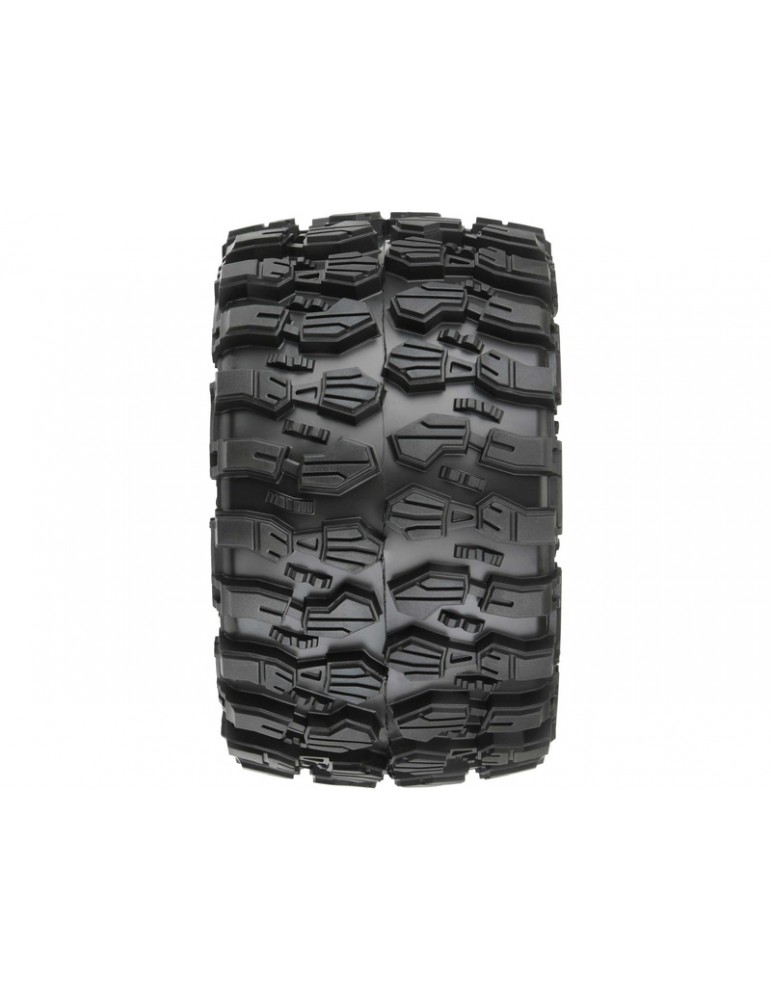 Pro-Line Wheels 2.8", Hyrax Tires, Raid H12 Black Wheels (2)